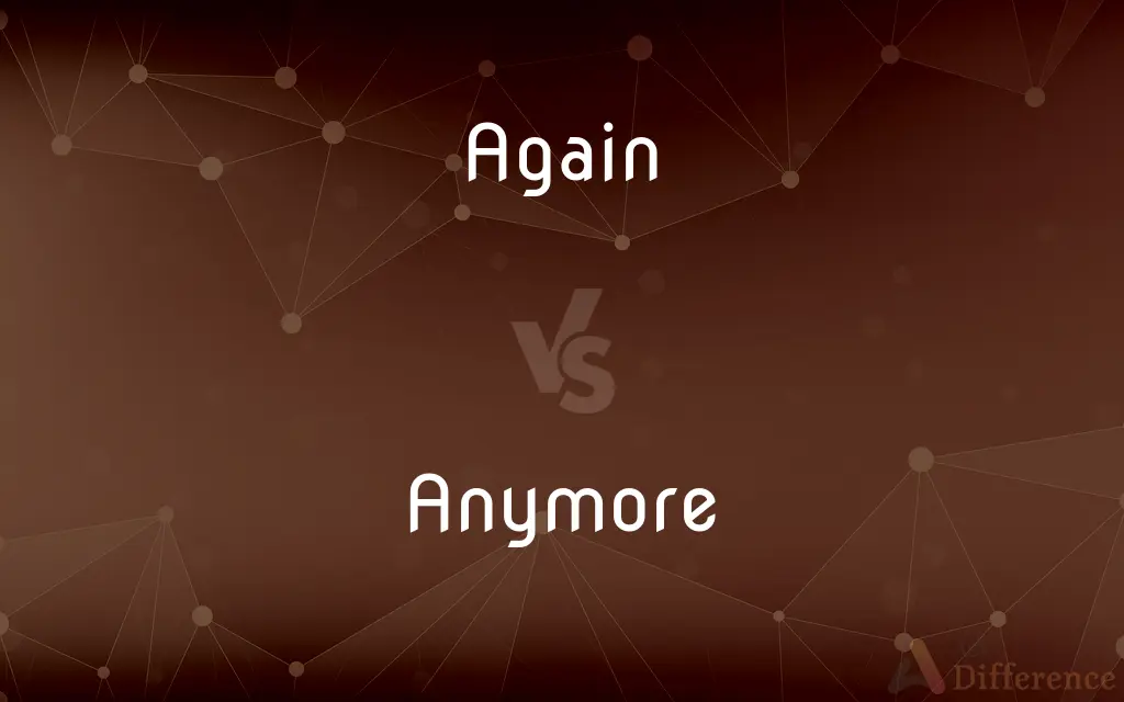 Again vs. Anymore — What’s the Difference?