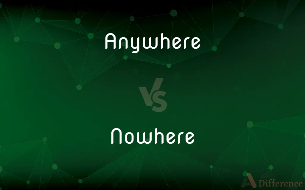 Anywhere vs. Nowhere — What’s the Difference?