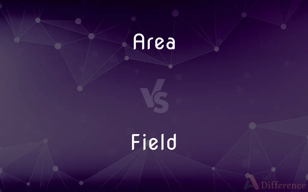 Area vs. Field — What’s the Difference?