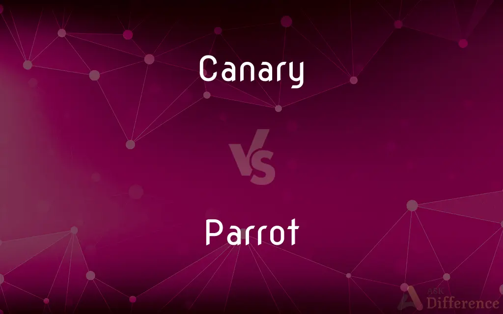 Canary vs. Parrot — What’s the Difference?