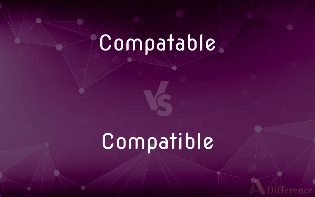 Compatable Vs Compatible Which Is Correct Spelling Compatable Vs Compatible Which Is Correct Spelling