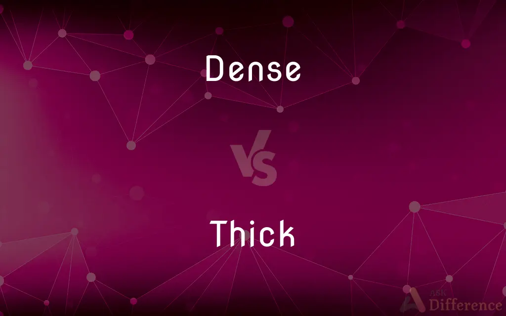Dense Vs Thick What s The Difference Dense Vs Thick What s The Difference