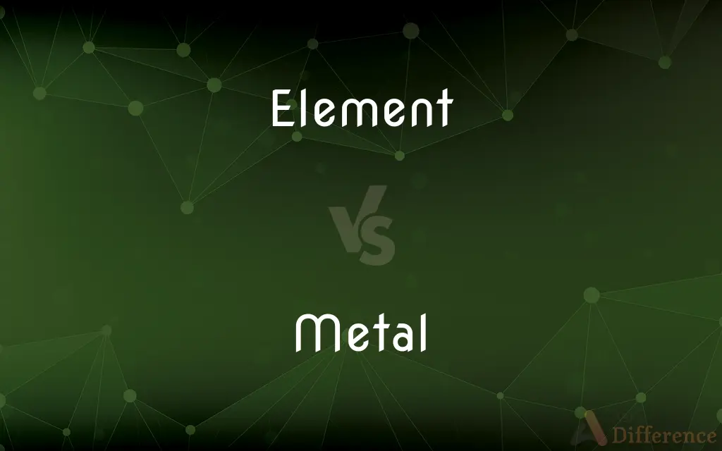 Element vs. Metal — What’s the Difference?
