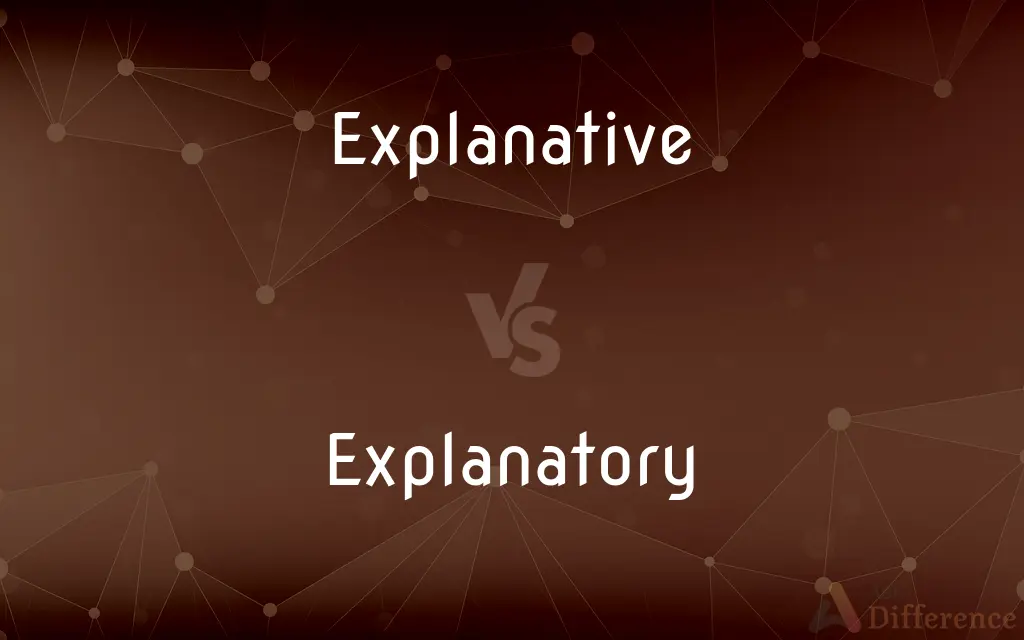 Explanative vs. Explanatory — What’s the Difference?