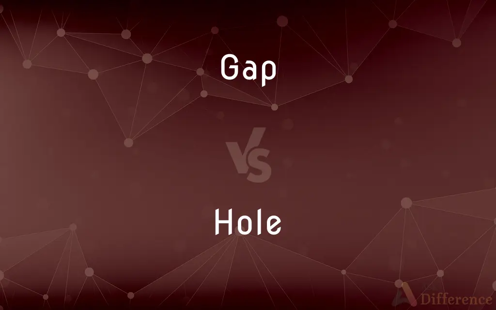 Gap vs. Hole — What’s the Difference?