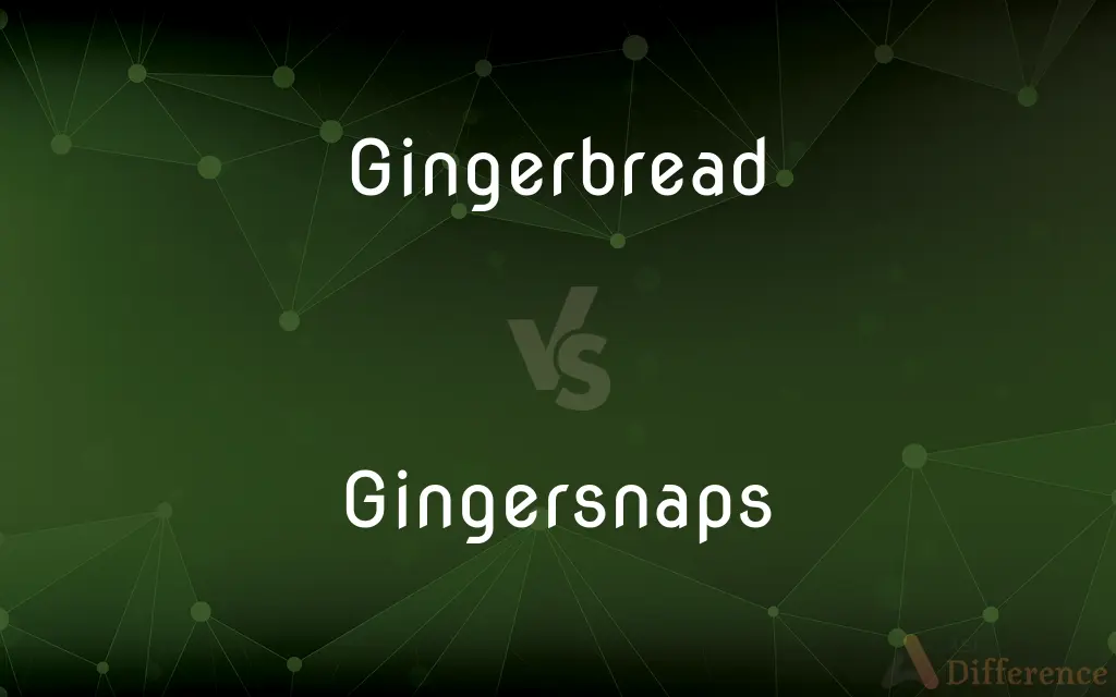 Gingerbread vs. Gingersnaps — What’s the Difference?
