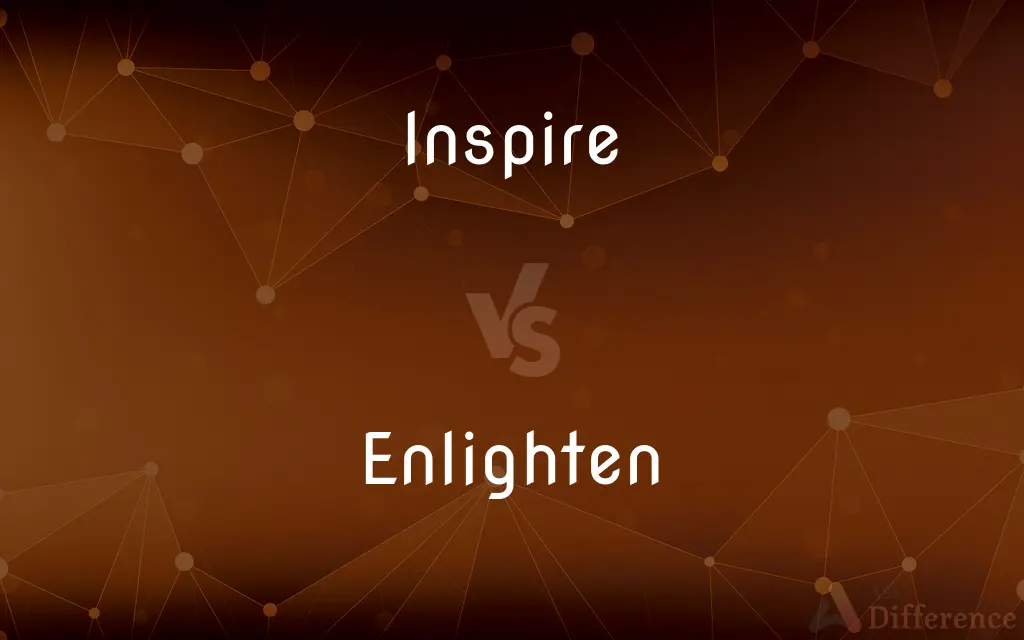 Inspire vs. Enlighten — What’s the Difference?
