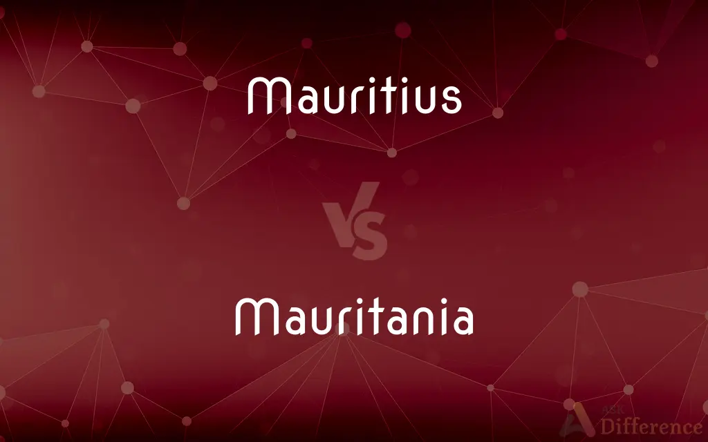 Mauritius vs. Mauritania — What’s the Difference?
