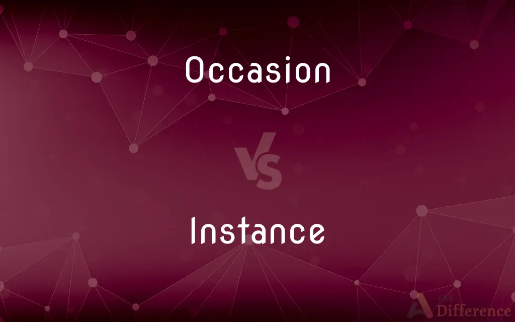 Occasion vs. Instance — What’s the Difference?