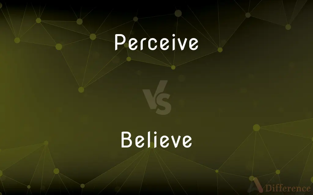 Perceive vs. Believe — What’s the Difference?