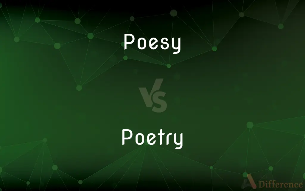 Poesy vs. Poetry — What’s the Difference?