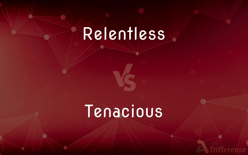 Relentless vs. Tenacious — What’s the Difference?