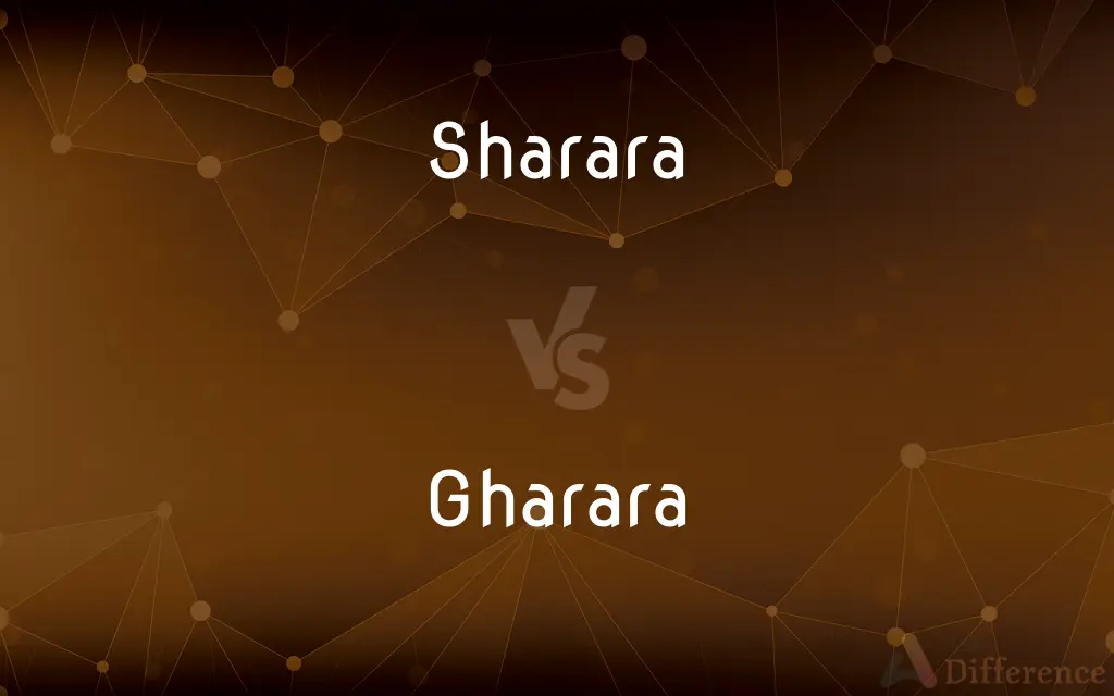 Sharara vs. Gharara — What’s the Difference?