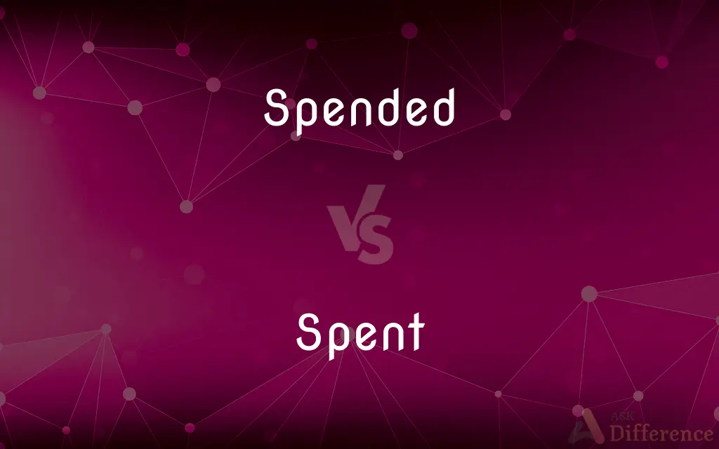 Spended Vs Spent Which Is Correct Spelling Spended Vs Spent Which Is Correct Spelling