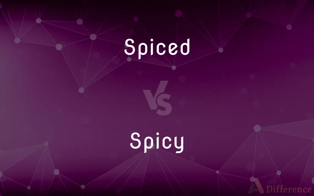 Spiced vs. Spicy — What’s the Difference?