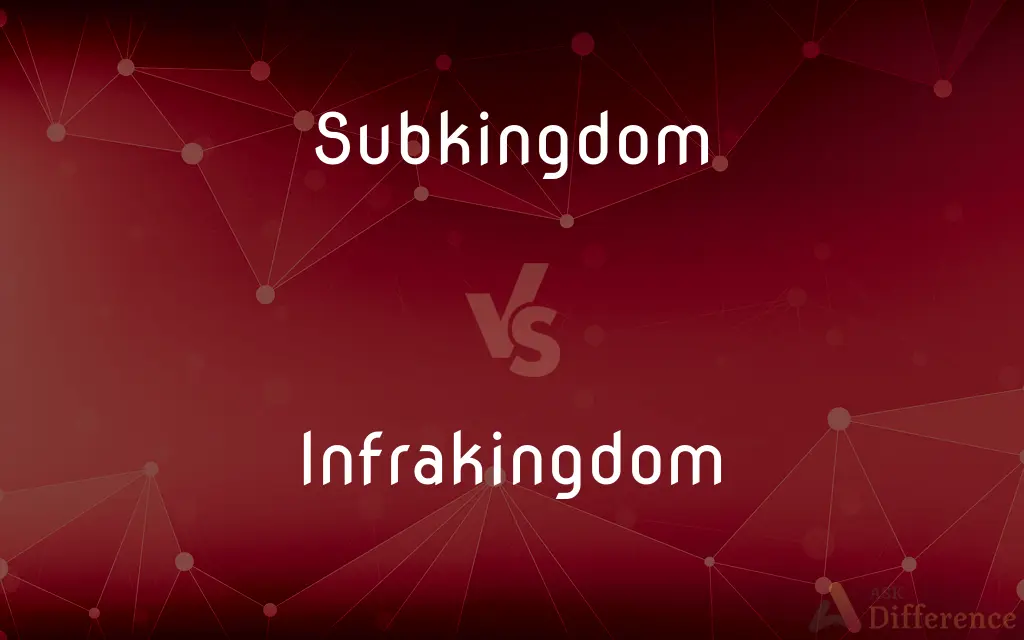 Subkingdom vs. Infrakingdom — What’s the Difference?