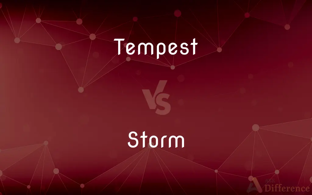 Tempest vs. Storm — What’s the Difference?